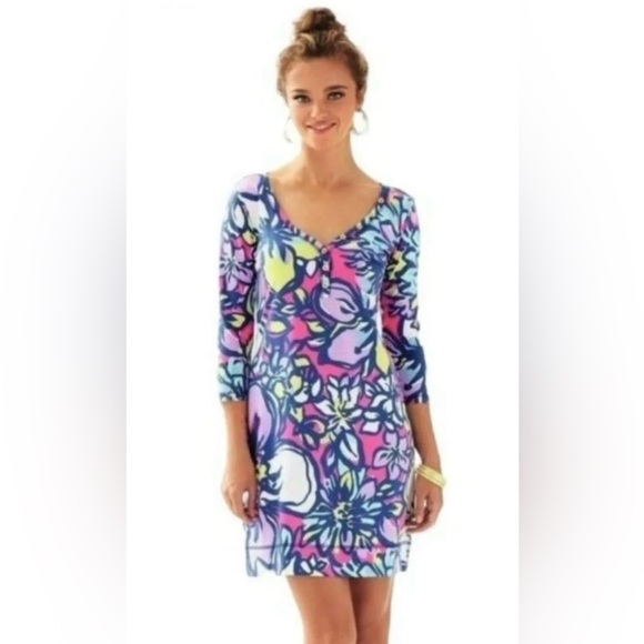 Lilly Pulitzer | Dresses | Like New Lilly Pulitzer Tropical Pink ...